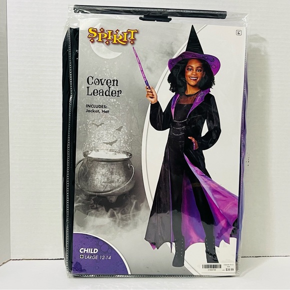 Costumes | Spirit Halloween Coven Leader Witch Costume Girls Size L ...